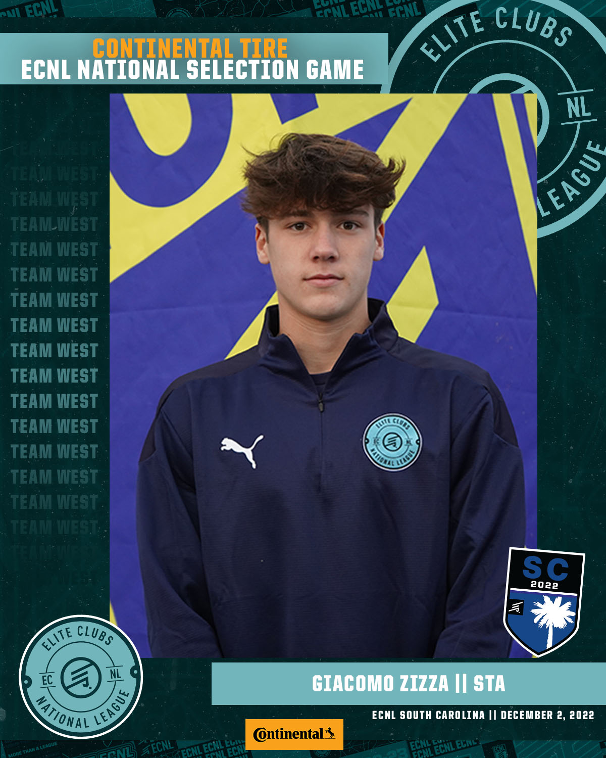 Zizza Selected to ECNL National Selection Game - STA Soccer